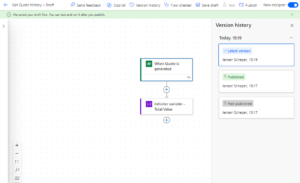 Power Automate Flow supporting Version History - JScheper.com
