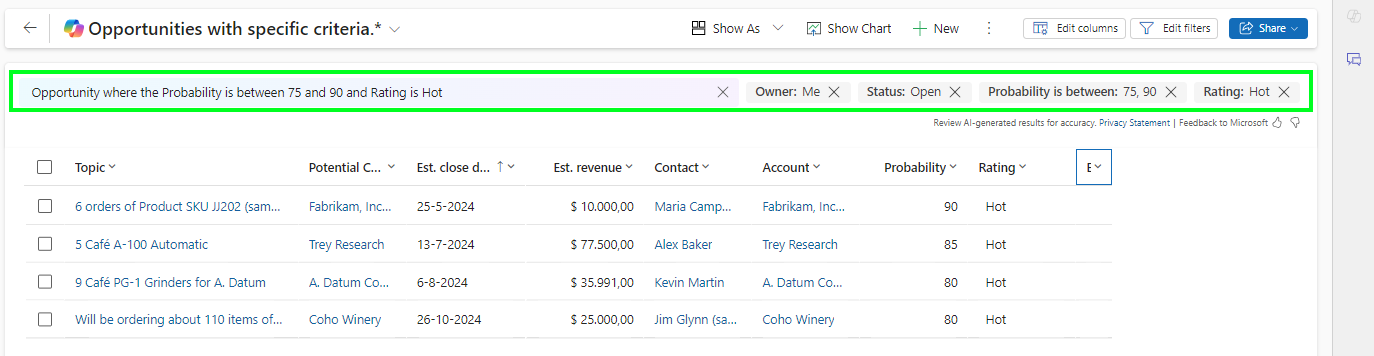 Filter views using Copilot - JScheper.com